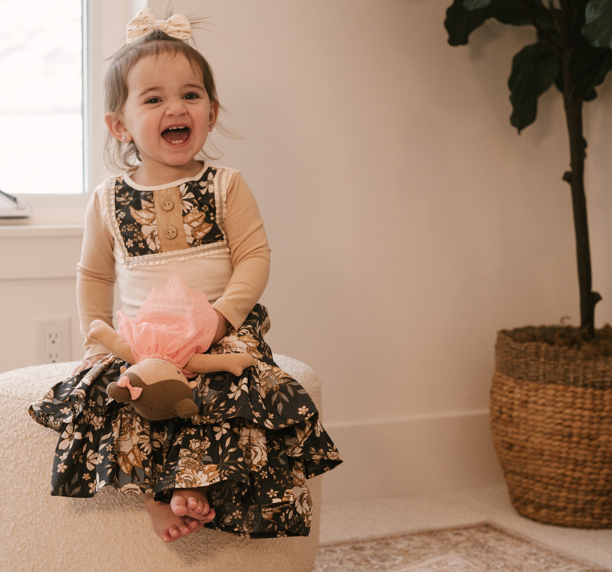 Lou Lou Top Blue Floral – Persnickety Clothing Company